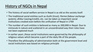 Non-Governmental Organization | PPTX