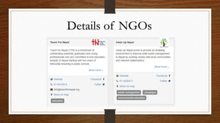 NGOs In Nepal | NGOs Directory | PPTX