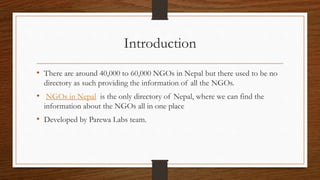 NGOs In Nepal | NGOs Directory | PPTX | Non-Profit Organizations ...