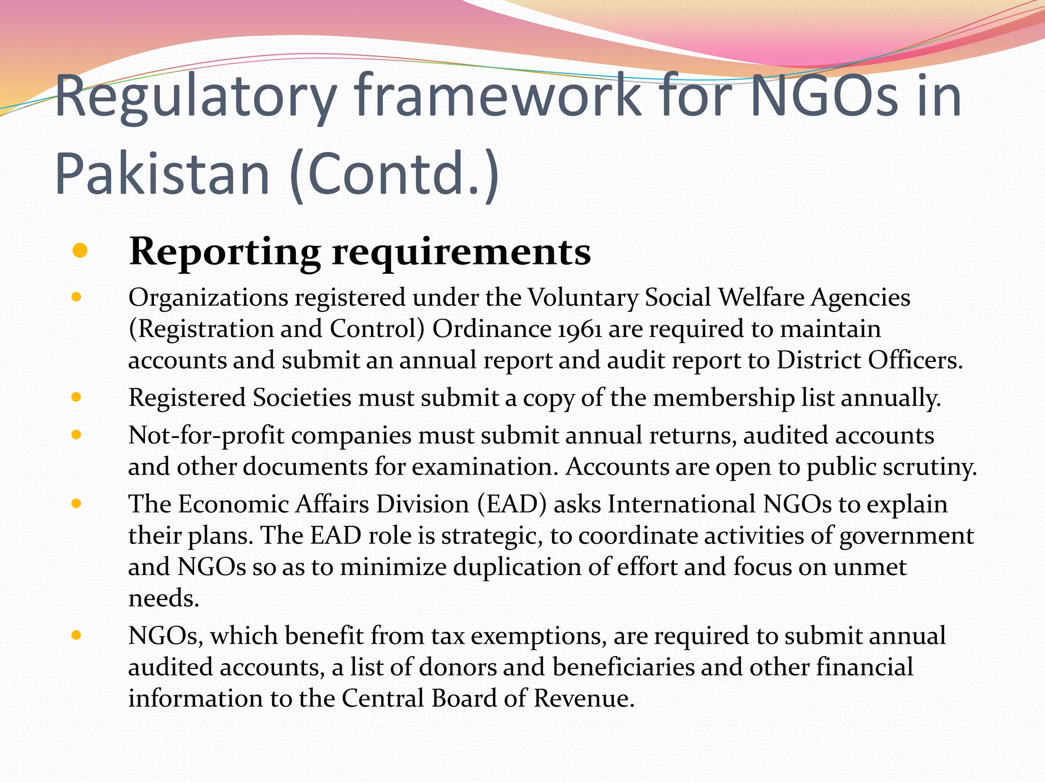 NGOs in Pakistan | PPT