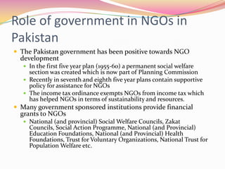 NGOs in pakistan | PPTX