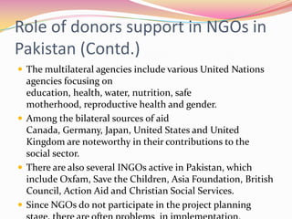 NGOs in pakistan | PPTX