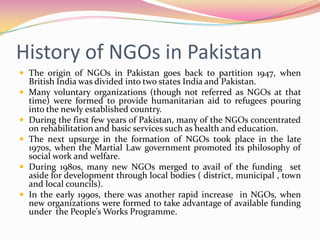 NGOs in pakistan | PPTX