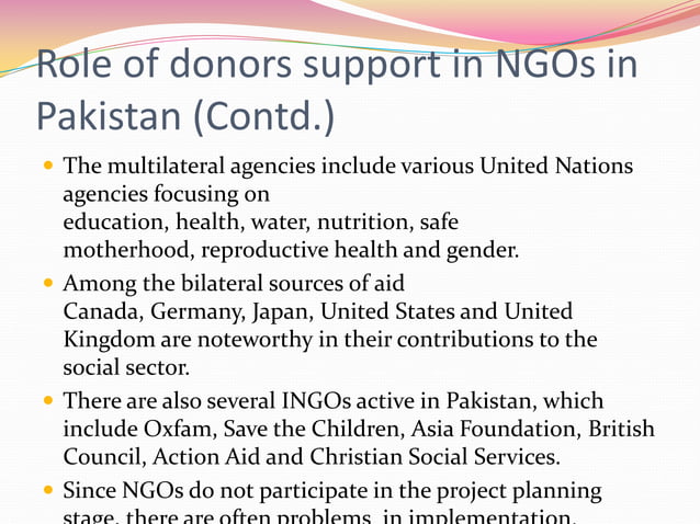 2024 List Of International Ngos Operating In Pakistan – GJUTF