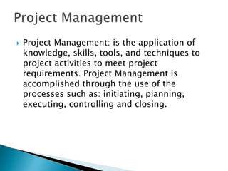 Ngo’s project management | PPTX