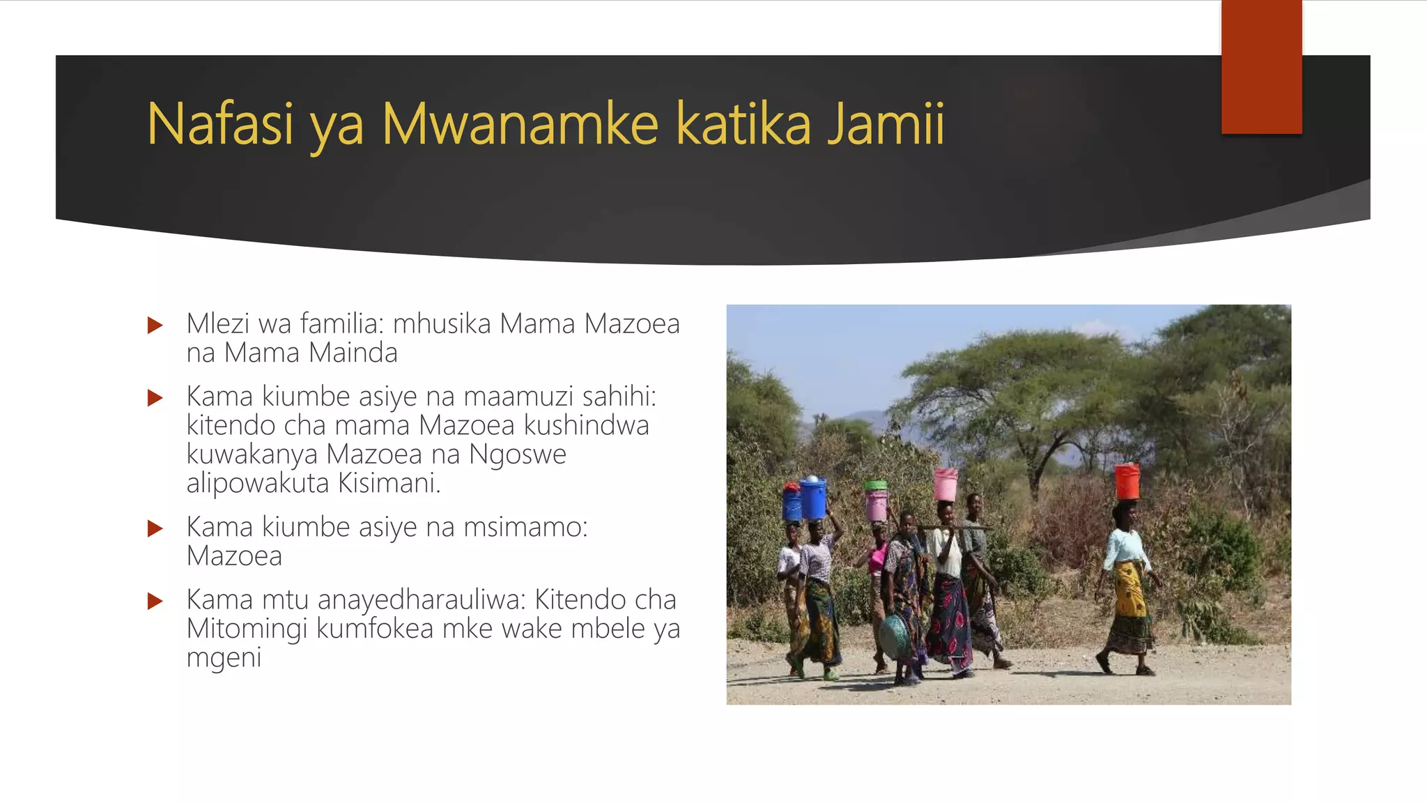 Uhakiki wa Tamthiliya ya Ngoswe penzi | PPTX