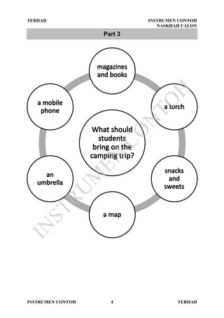 Pt3 speaking sample test candidate booklet | PDF