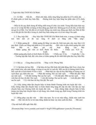 đồNg phục nghi thức đội viên | đồng phục nghi thức | PDF