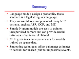 N GRAM FOR NATURAL LANGUGAE PROCESSINGG | PPT