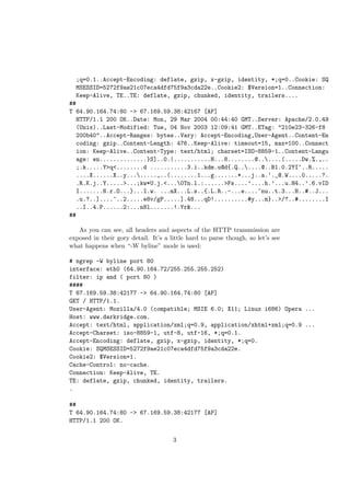 Ngrep commands | PDF