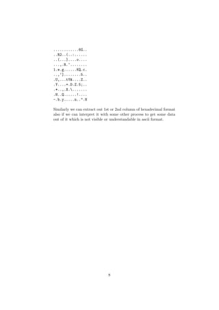 Ngrep commands | PDF