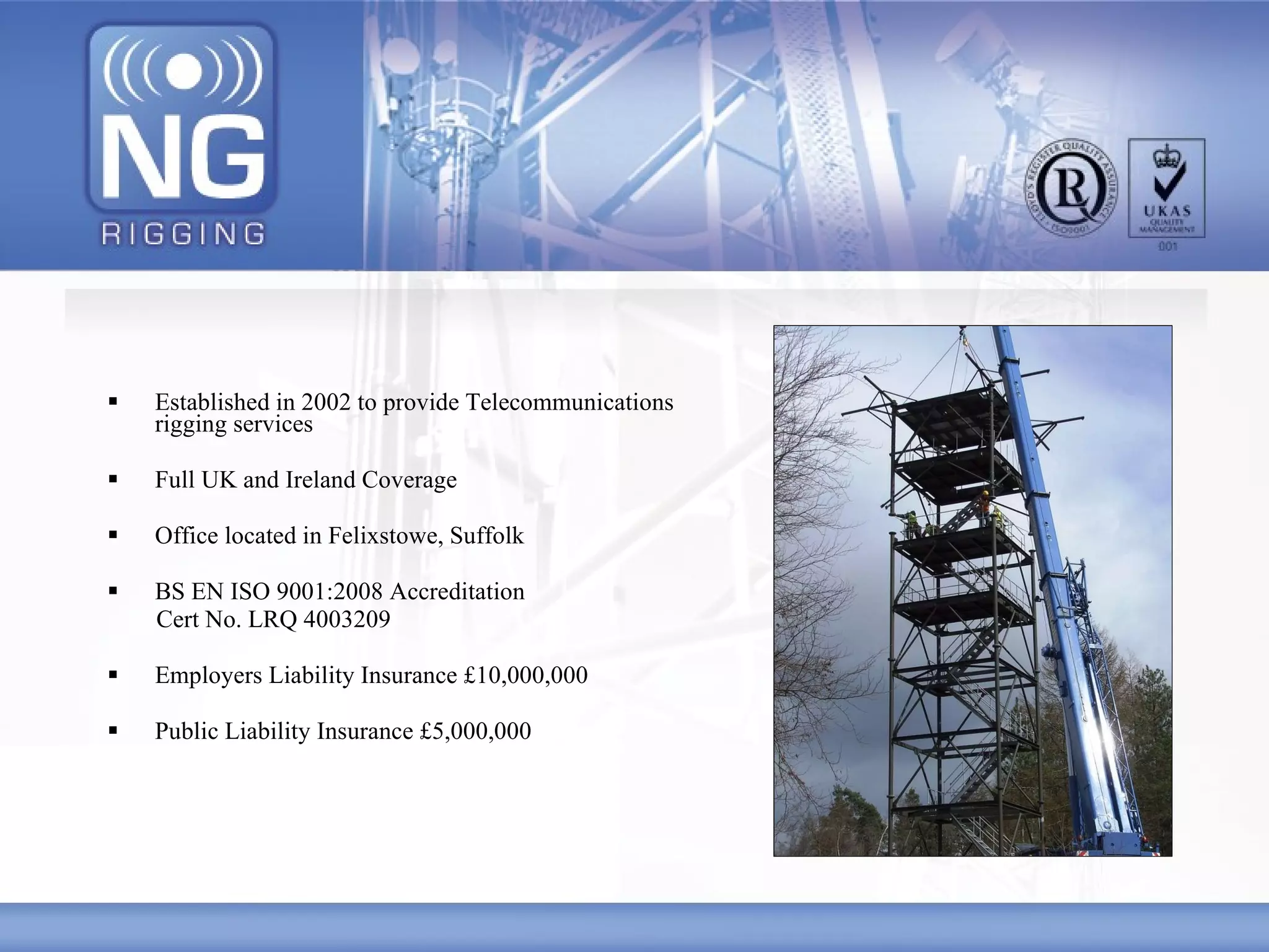 NG Rigging company presentation | PPT