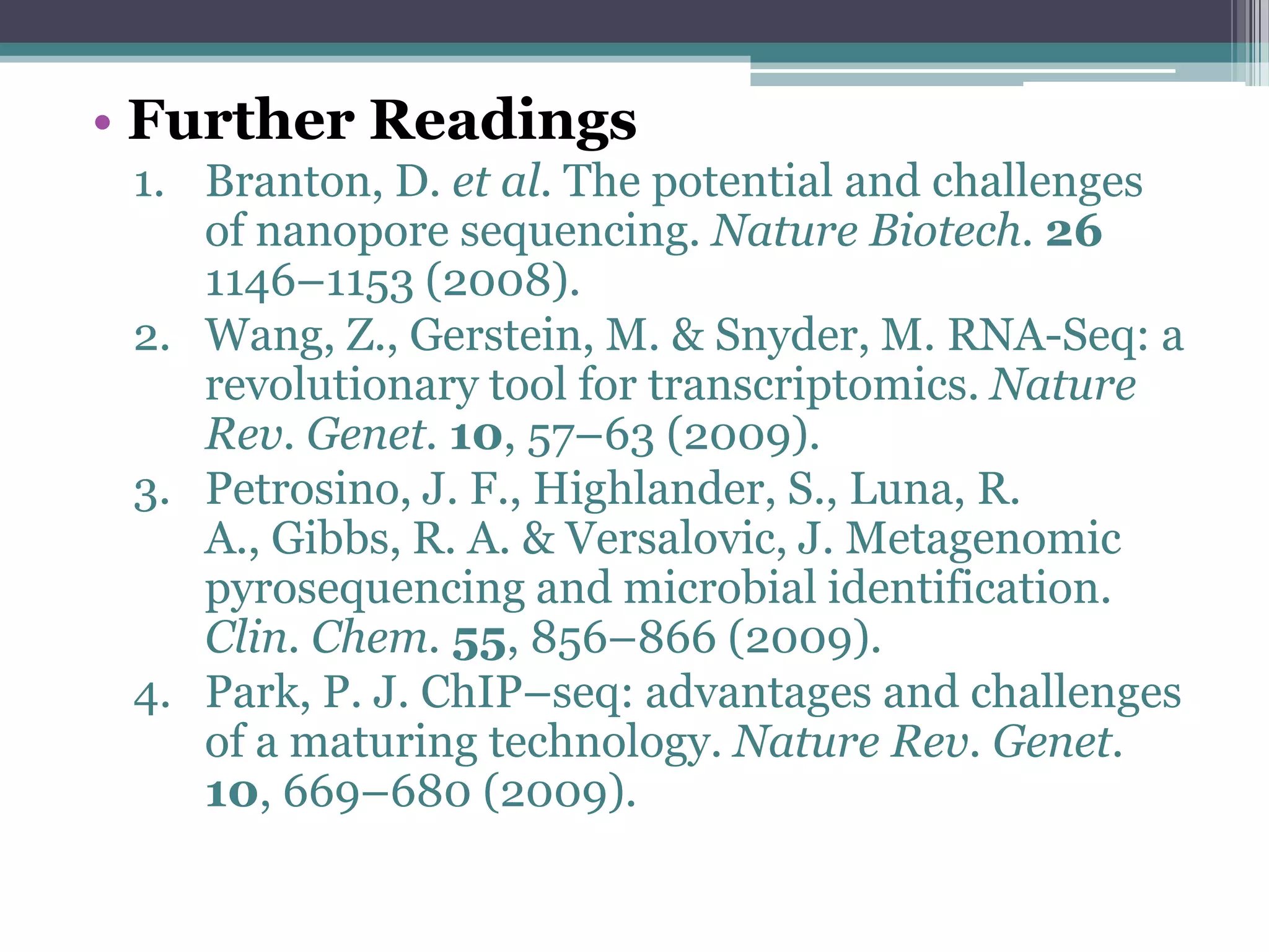 NEXT GENERATION SEQUENCING | PPTX