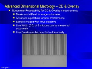 Automated Metrology System | PPT | Technology & Computing