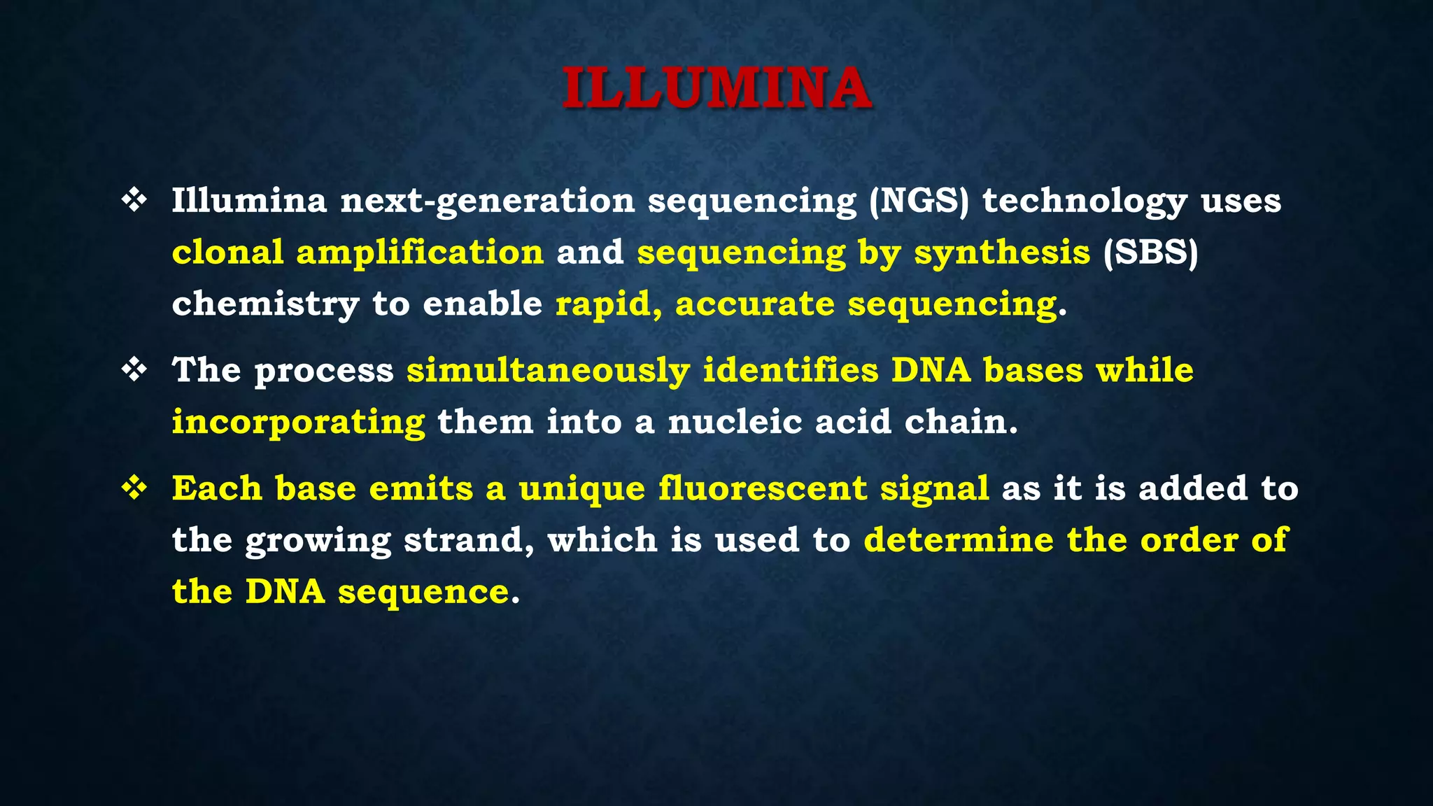 Next Generation Sequencing | PPTX