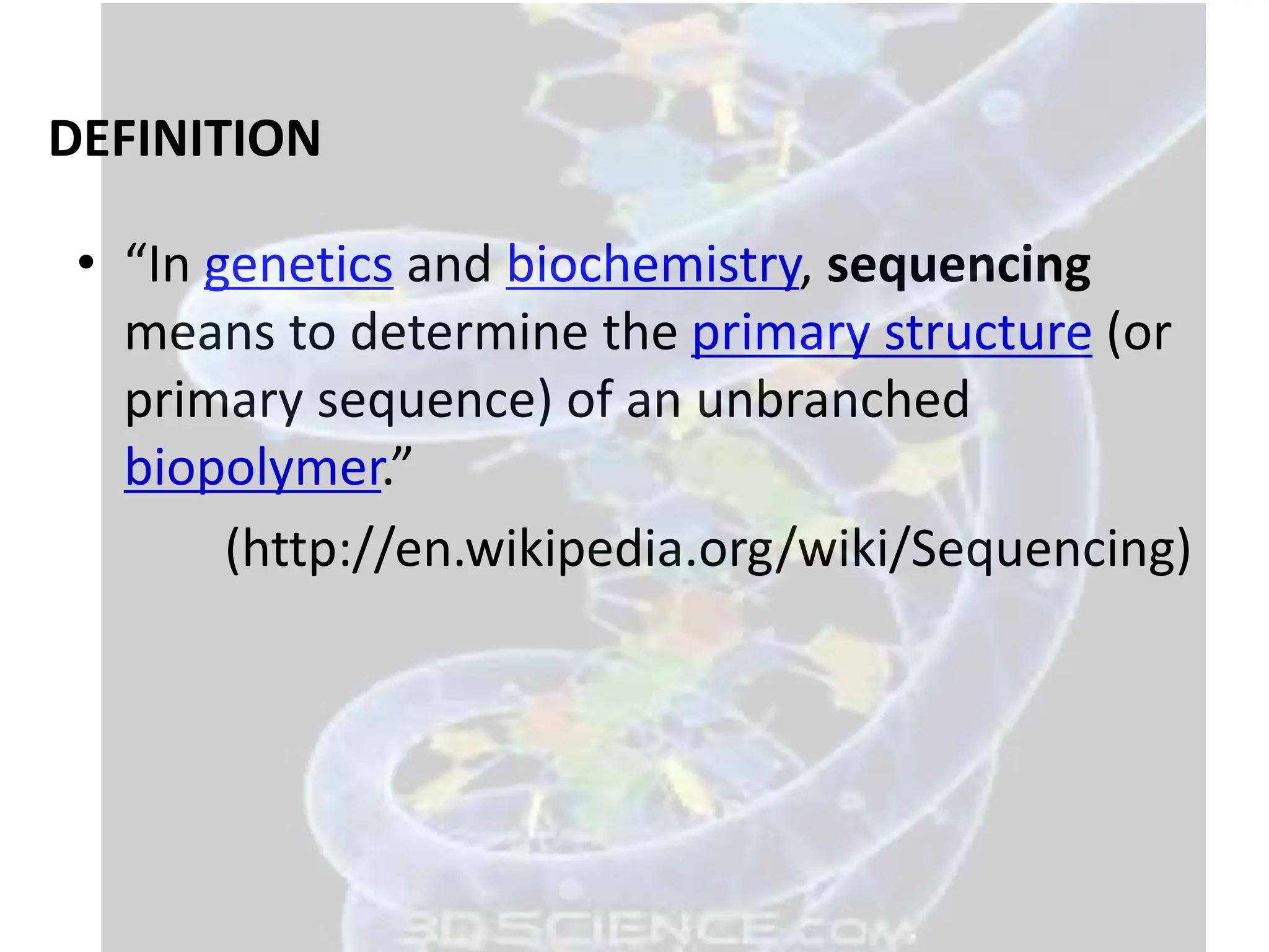 Next Generation Sequencing - An Overview | PPTX