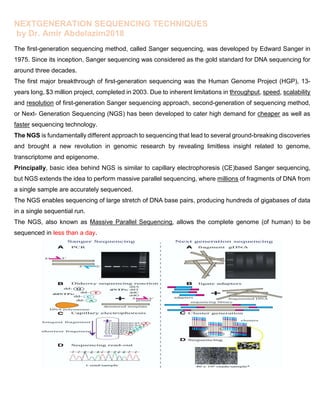 next generation sequencing (recent collection2018) | PDF