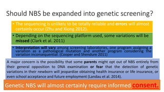 Ngs in newborn screening | PDF