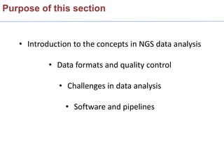 Making powerful science: an introduction to NGS data analysis | PPTX