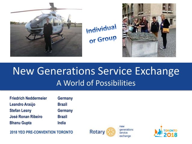 New Generations Service Exchange | PPTX