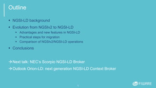 FIWARE Global Summit - NGSI-LD – an Evolution from NGSIv2 | PDF