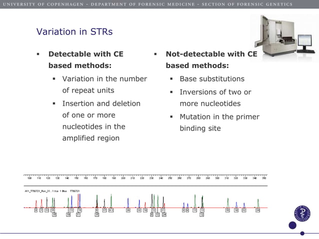 NGS in Forensics Genetics – examples using the GS Junior. Sponsored by ...