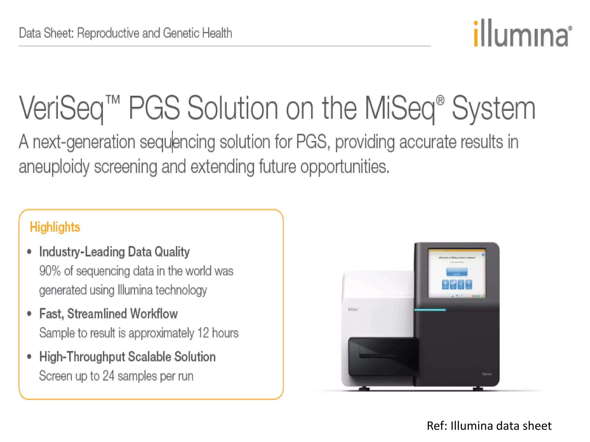 Next generation sequencing in preimplantation genetic screening (NGS in ...