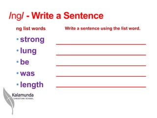 Y1 Ng spelling powerpoint sh 2012 | PPT