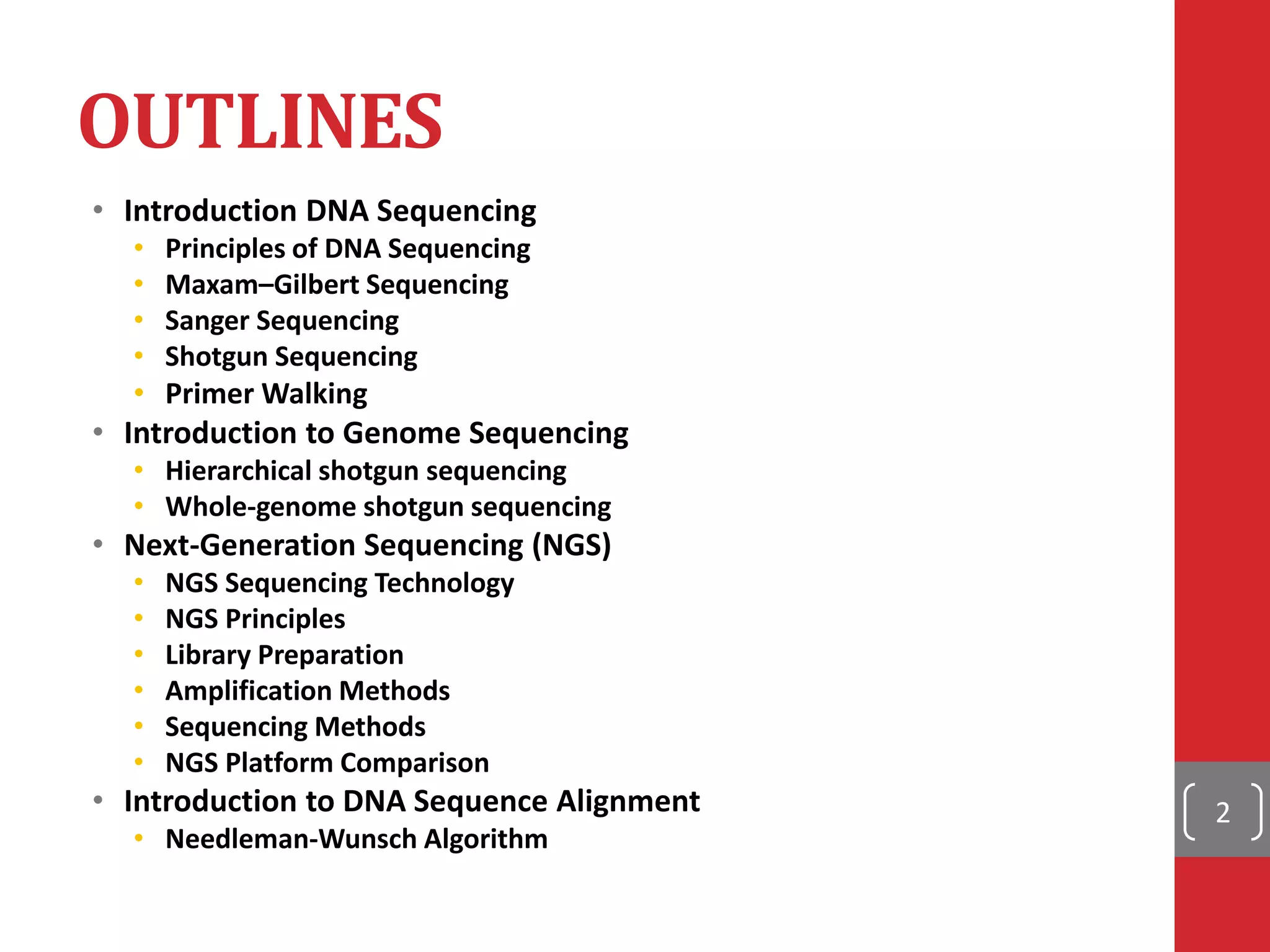 Introduction to Next Generation Sequencing | PPTX