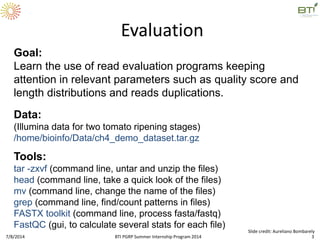 Quality Control of NGS Data | PPT