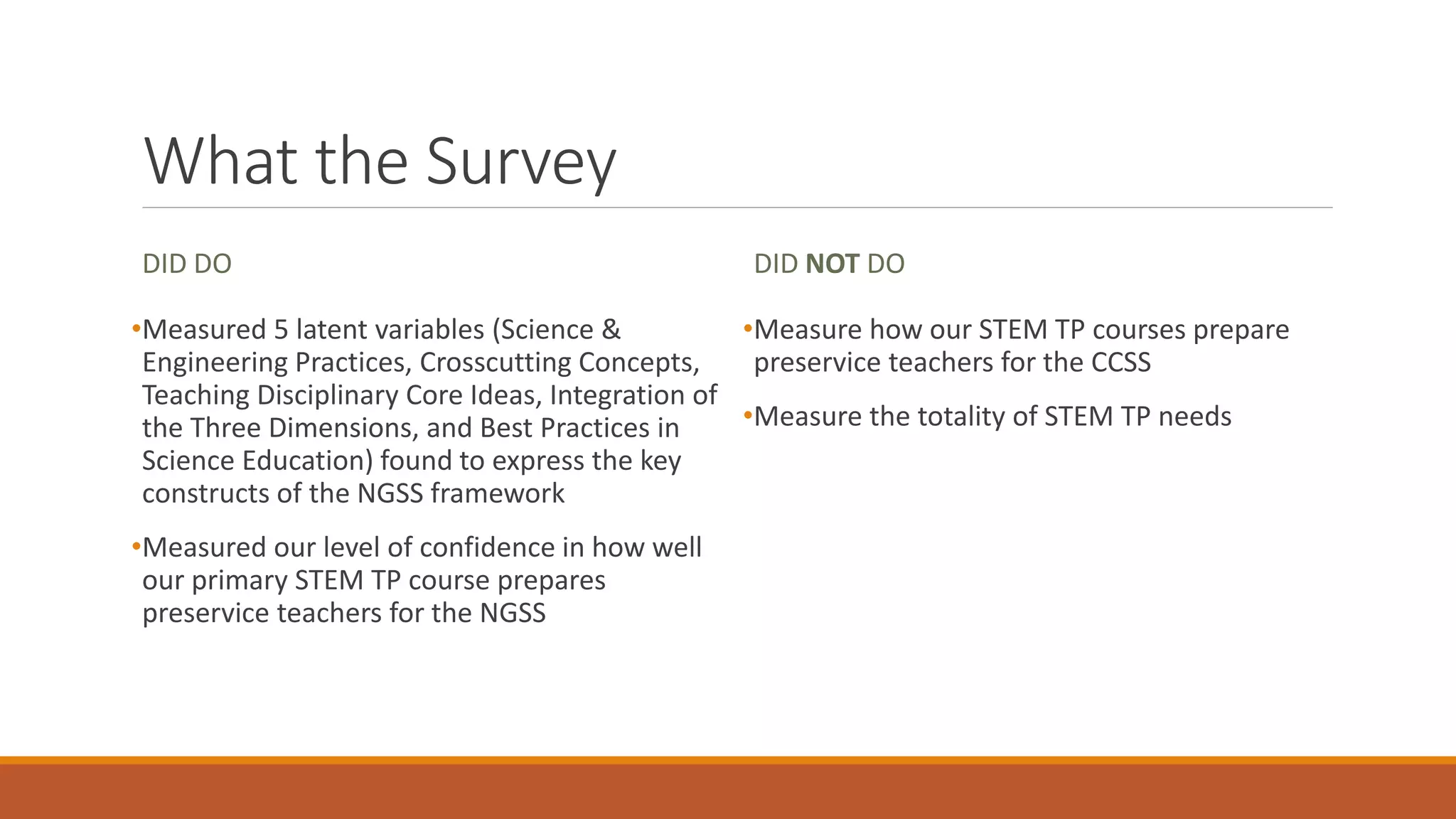 NGSS survey results | PPT