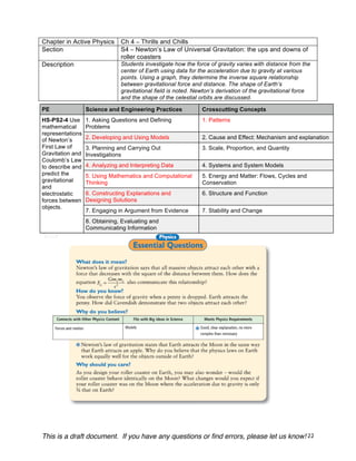NGSS Active Physics Alignment by chapter updated 6/1/15 | PDF