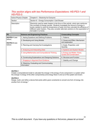 NGSS Active Physics Alignment by chapter updated 6/1/15 | PDF