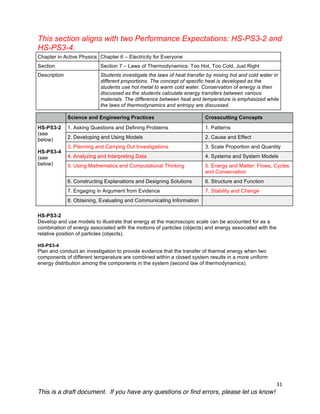 NGSS Active Physics Alignment by Chapter updated 6/3/15 | PDF