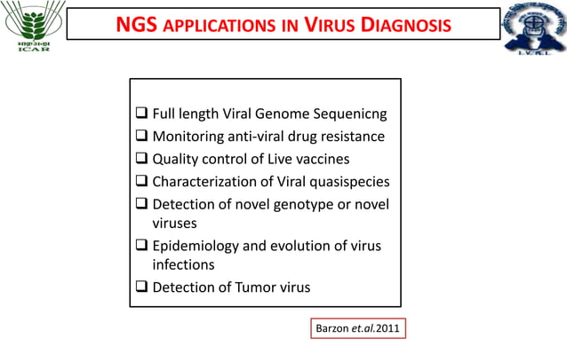 Next Generation Sequencing application in virology | PPTX | Genetics | Science