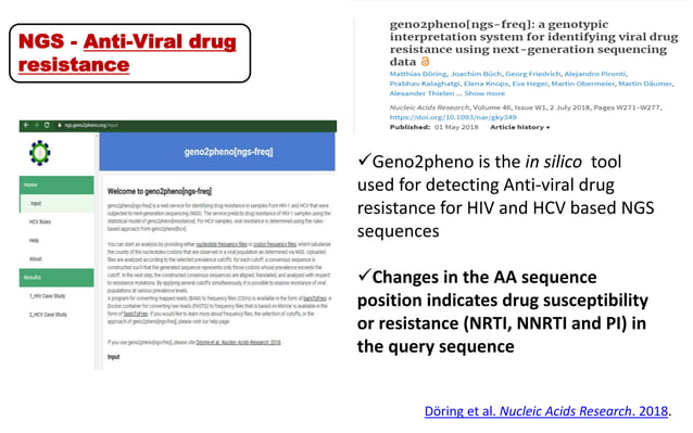 Next Generation Sequencing application in virology | PPTX | Genetics | Science