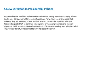 Reformers in the White House. American Comes of Age (1890-1920) | PPTX
