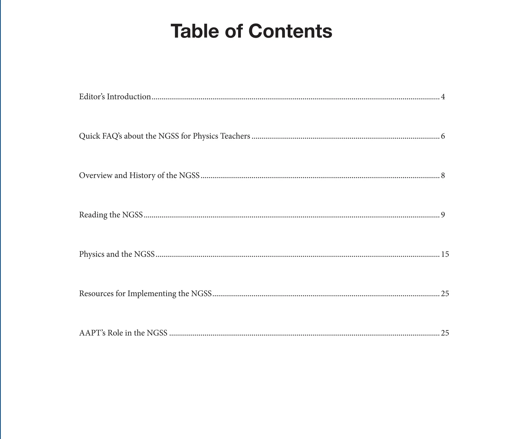 NGSS_Physics Topics Mapping for teaching physics in Highschool | PDF