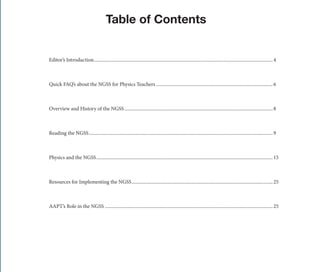 NGSS_Physics Topics Mapping for teaching physics in Highschool | PDF