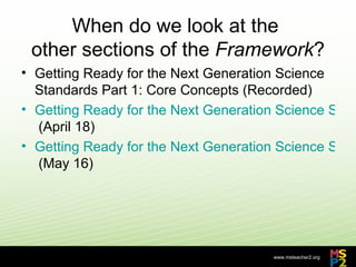 Getting Ready for the Next Gen Science Standards: Science and ...