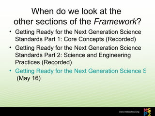 Getting Reading for the Next Generation Science Standards Part 3 ...