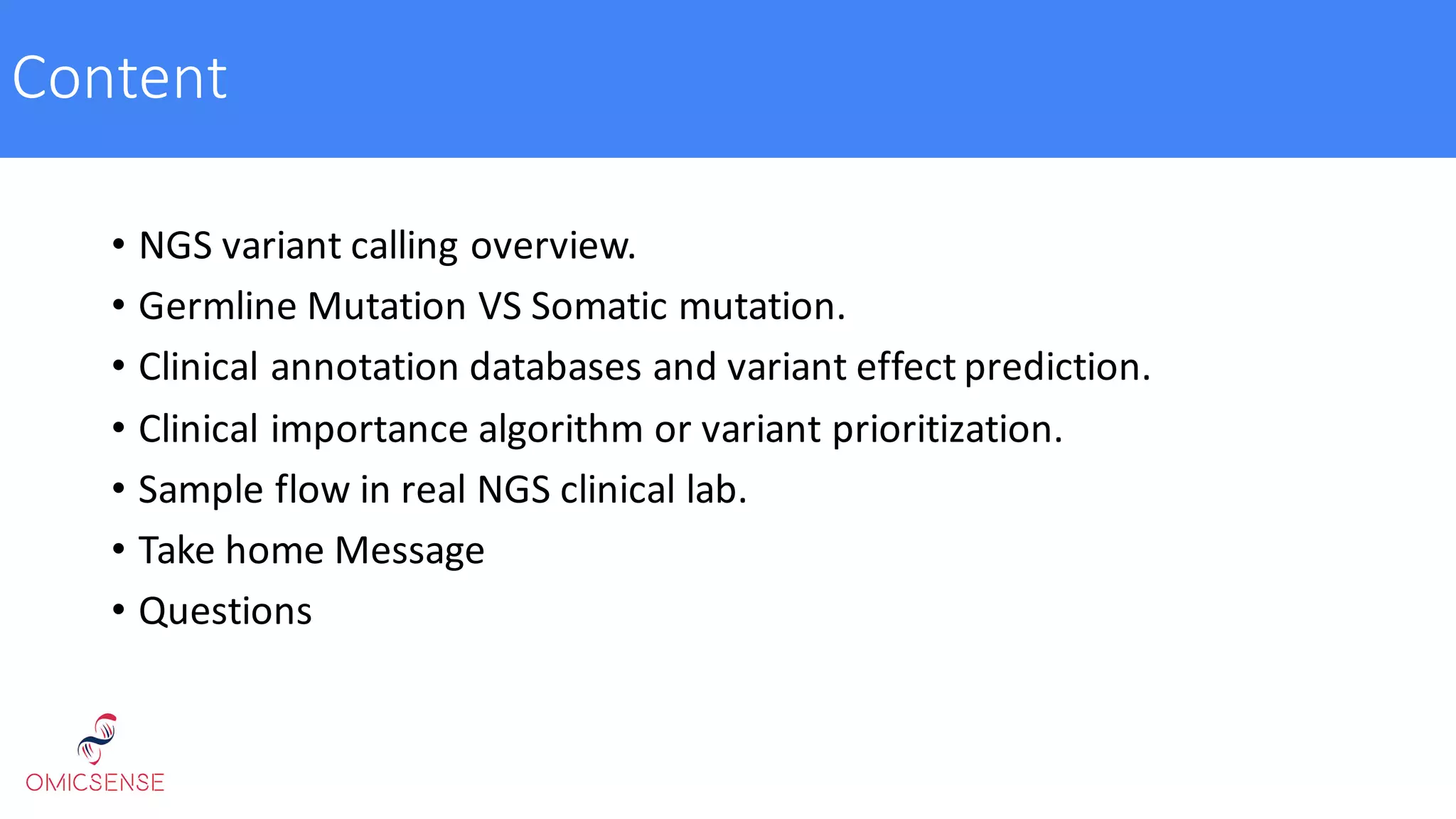 NGS variant calling clinical point of view | PDF