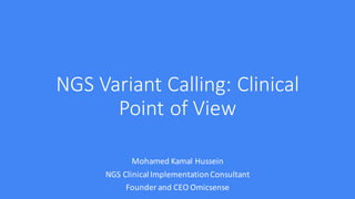 NGS variant calling clinical point of view | PDF