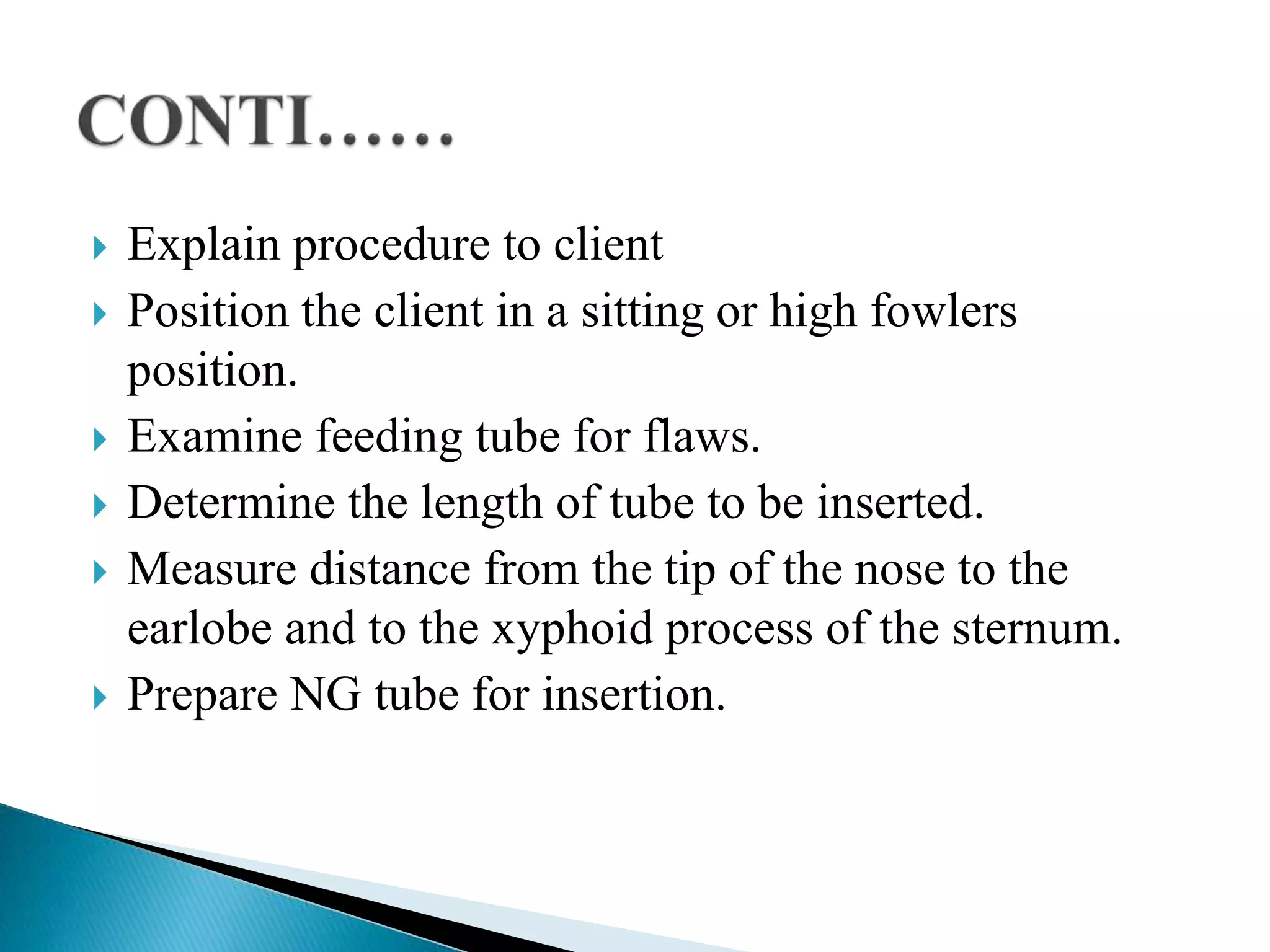 Nasogastric tube (NG tube) | PPTX