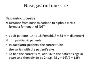 NG Tube.pptx | Free Download