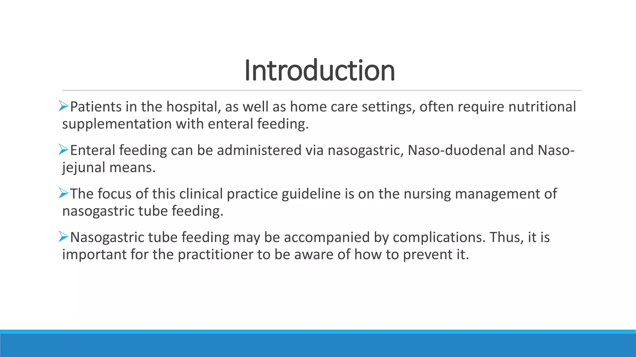 Ng tube feeding | PPTX