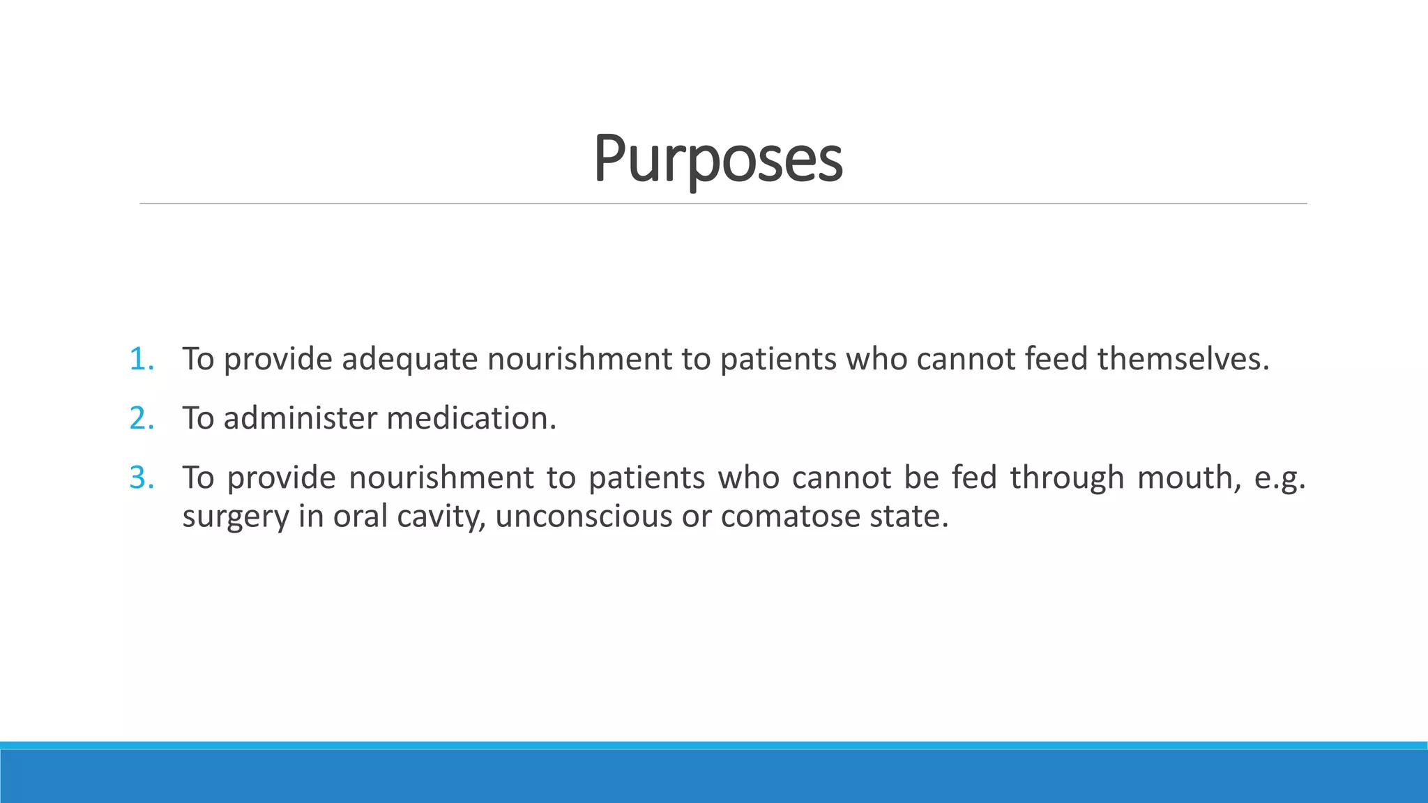 Ng tube feeding | PPTX