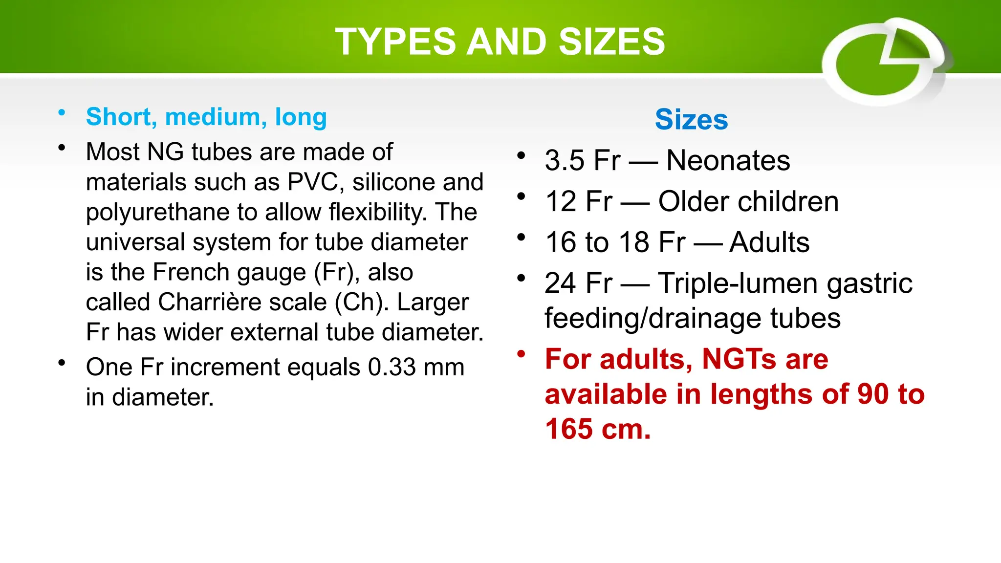 NG TUBE FEEDING INTRODUCTION DEFINITION INDICATION TYPES