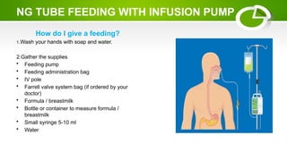 NG TUBE FEEDING.INTRODUCTION,DEFINITION,INDICATION,TYPES ...