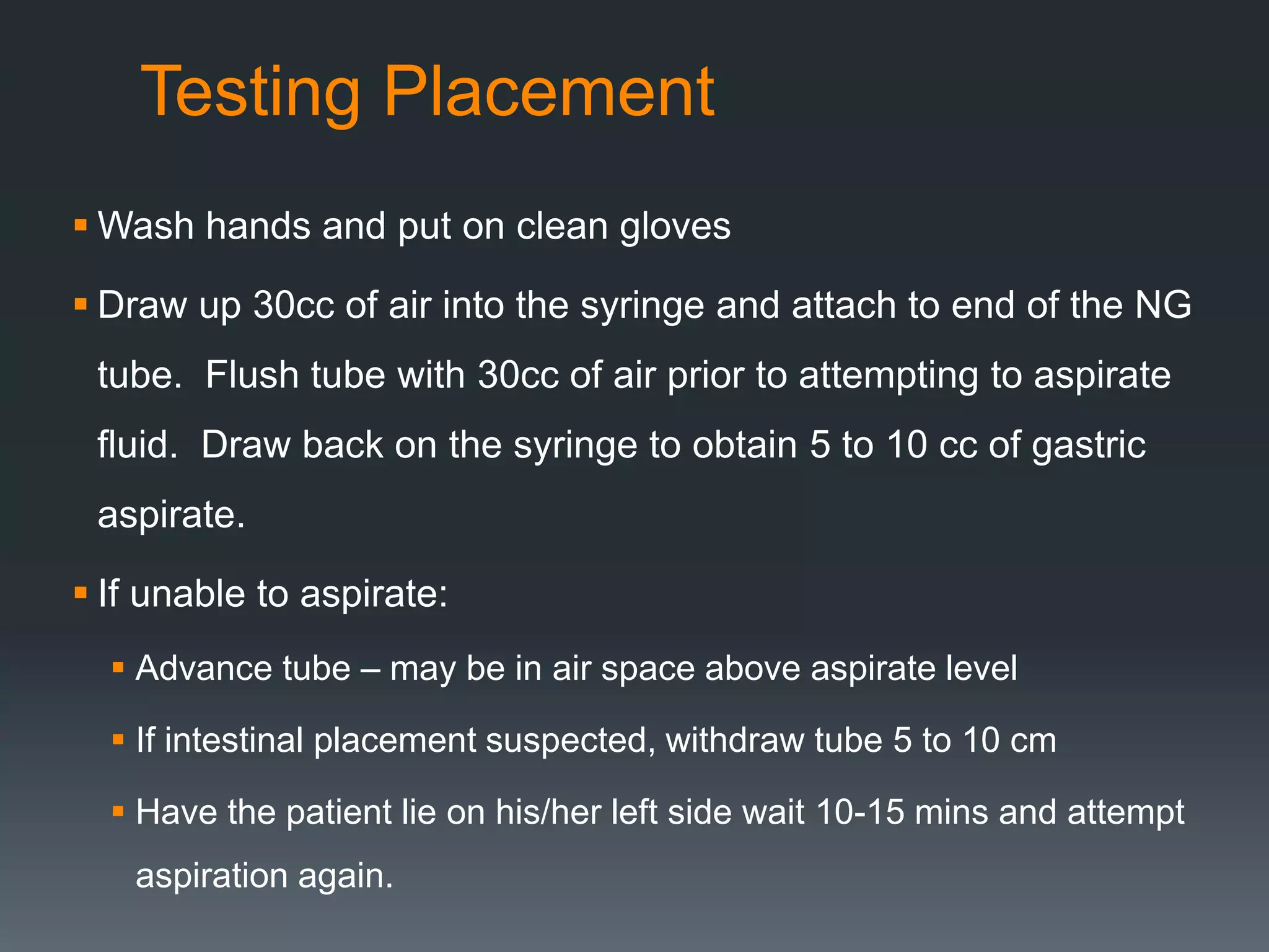 Ng tube insertion & feeding, CAREOFNG TUBE SHIVA NAGU | PPT